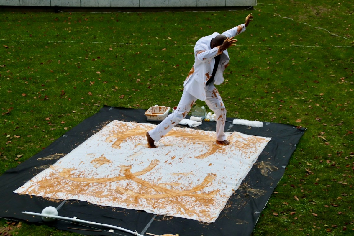 DANCE FOR OSHUN #3 – Ritualistic Action Painting (2022-2023) | Sandro Masai